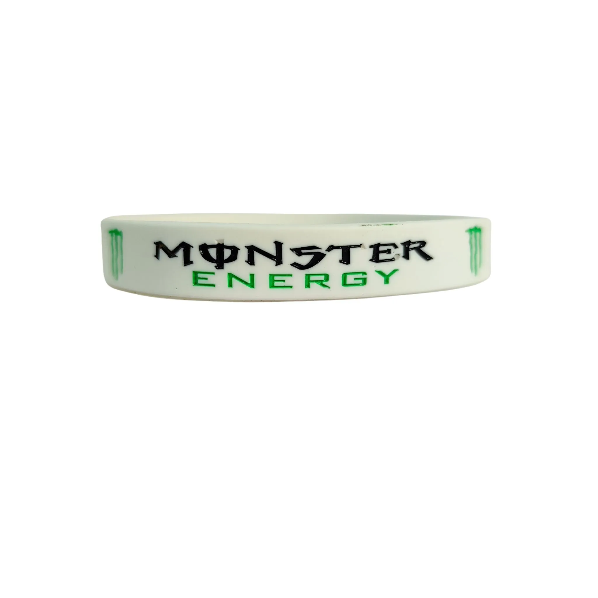 Monster White Silicone Mens & Womens Unisex hand band Wristband ...