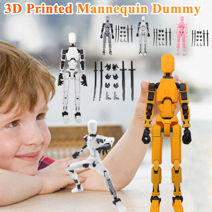 DIY Multi-Jointed Movable Shape Shift Robot 3D Printed Mannequin Dummy ...