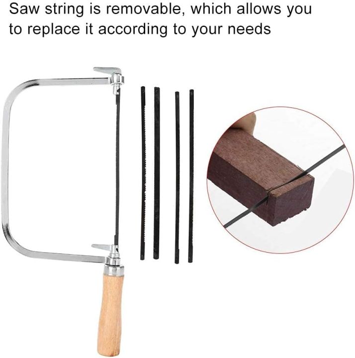 Coping Saw Frame U- shaped Saws with 5 Blades 7inch | Daraz.lk