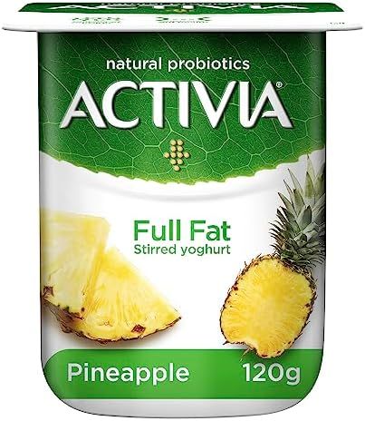Activia Spoonable Full Fat Pineapple Yoghurt 120 g FROM DUBAI (SAM ...
