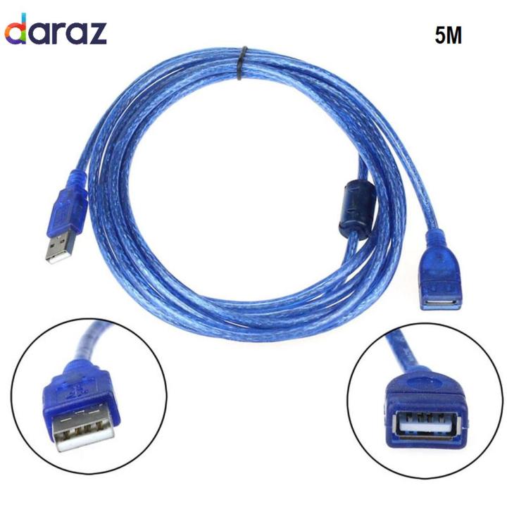 USB Extension Cable 1.5M,3M,5M,10M- Blue | Daraz.lk