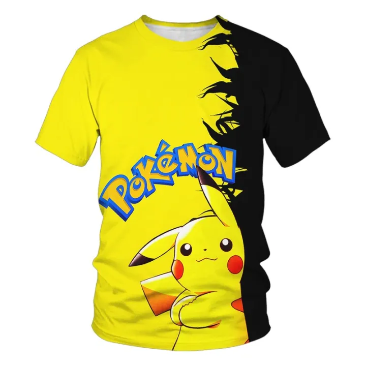 Baby Tops Tees Cartoon Pokemon Tshirt Kids Boys T Shirts Girls Clothes ...