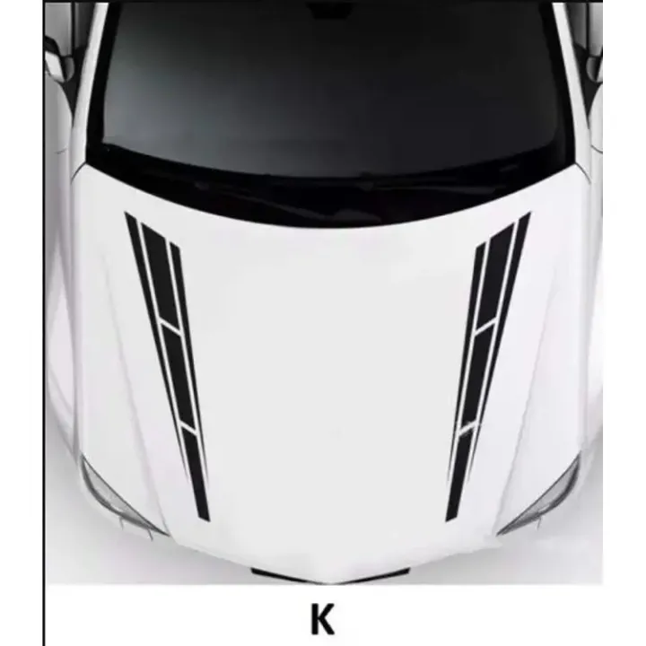 CAR Racing Hood Bonnnet Stripes Decal Vinyl Stickers for Car SUZUKI ...