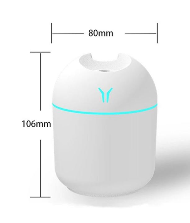 1PC 300ML Desktop Silent Humidifier Nano Large Capacity Fine Mist USB ...