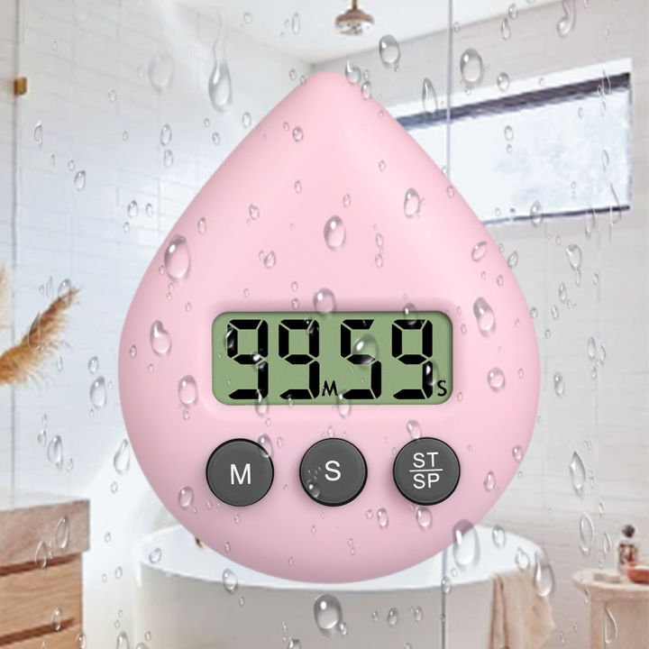 Digital Shower Timer Waterproof Energy Saver Digital Swatch Bathrooms ...