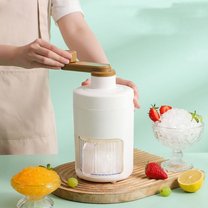 Creative Portable Mini Shaved Ice Machine Hand-Operated with Ice Cube ...