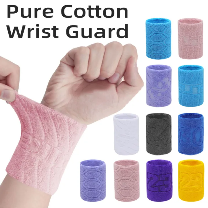 Cotton Elastic Wristband Nr 24 Support Basketball Wrist Brace Wraps Men ...