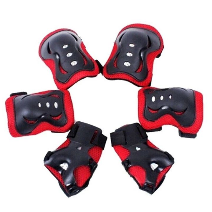 【wenfangdianpu】Wrist Knee Elbow Protector Set Kids Knee Outdoor Child ...