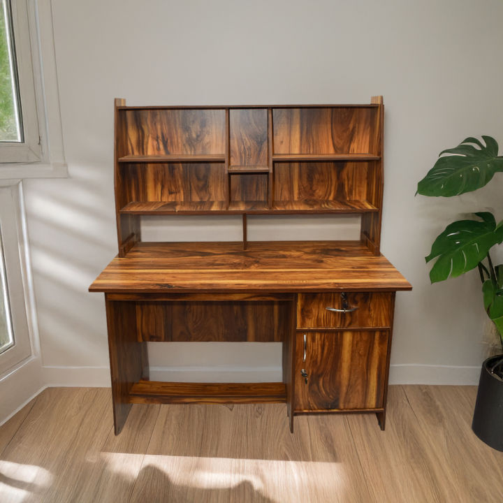 Melamine Writing Table With Rack | Daraz.lk