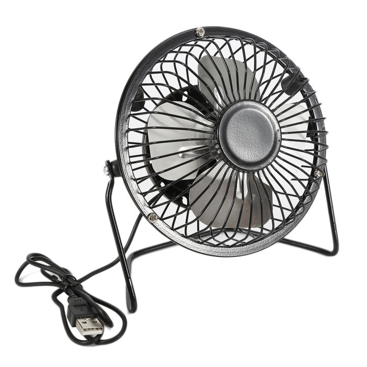 Mini USB Desk Fan Desktop Adjustable Tilt Stand Cooling Fan Ultra-quiet ...