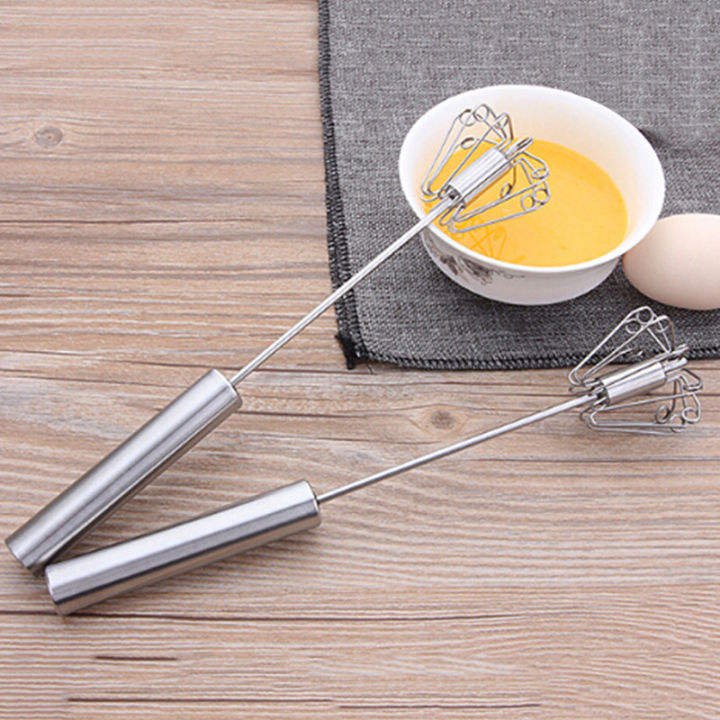 Brief Foamer Rotate Hand Whisk Mixer Egg Beater Milk Cream Blender ...