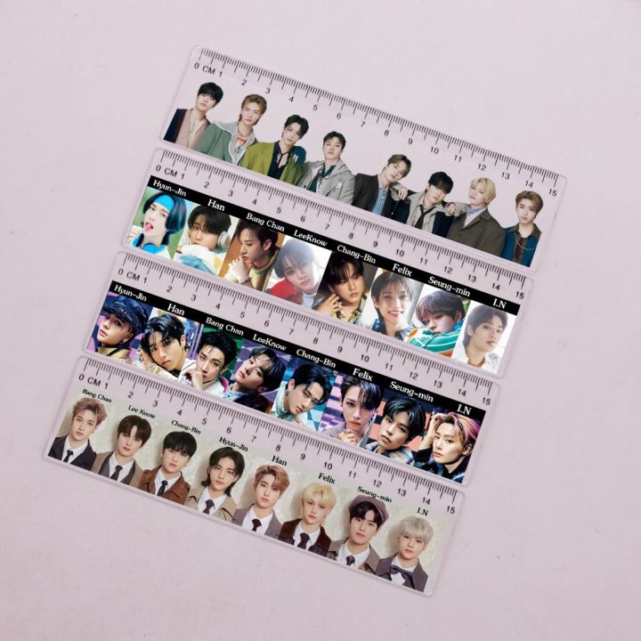 Kpop Stray Kids Acrylic Ruler Multifunctional Drawing Tools Student ...