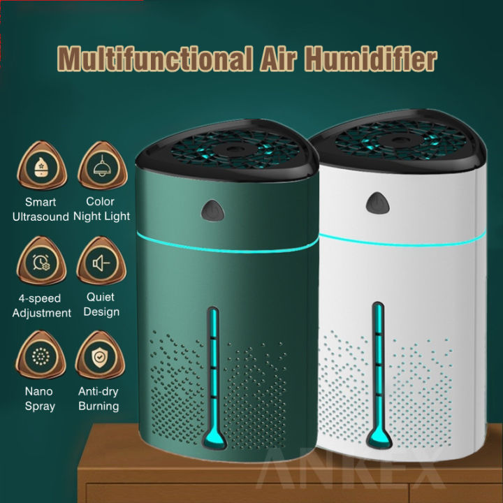 AnDyN 1000ml Humidifier Air Purifier For Living Room Humidifier With ...