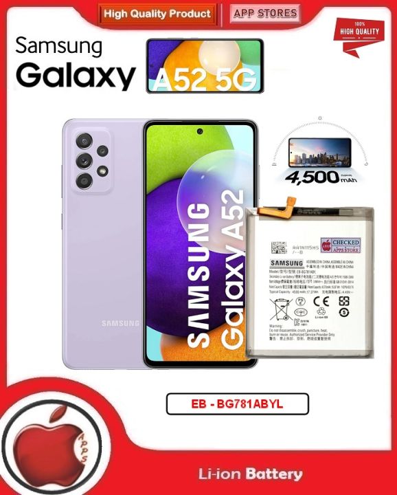 Samsung Galaxy A52 5G EB-BG781ABYL Battery 4500mAh | Daraz.lk