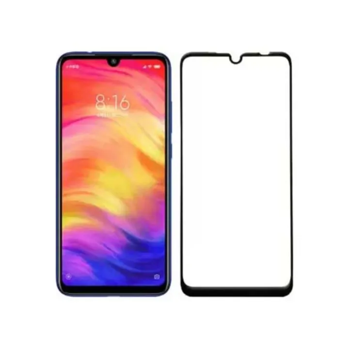 Mi Redmi Note 7S Original Full Glue Tempered Glass With Exclusive Free ...