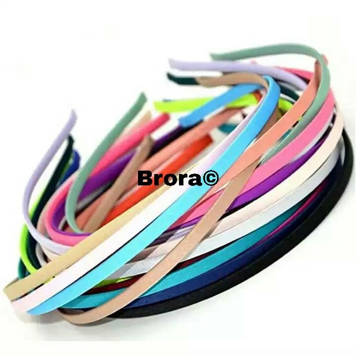 Hairband Satin Resin Covered Metal Alice Band 3 Pcs Hair Accessories ...