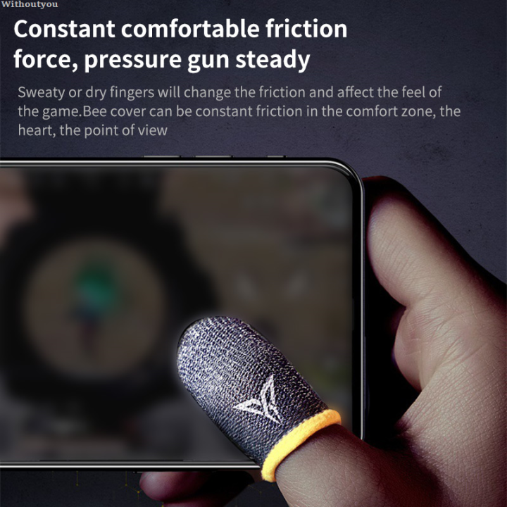 Withoutyou Mobile Game PUBG Finger Sleeve Thumb Sweatproof and ...