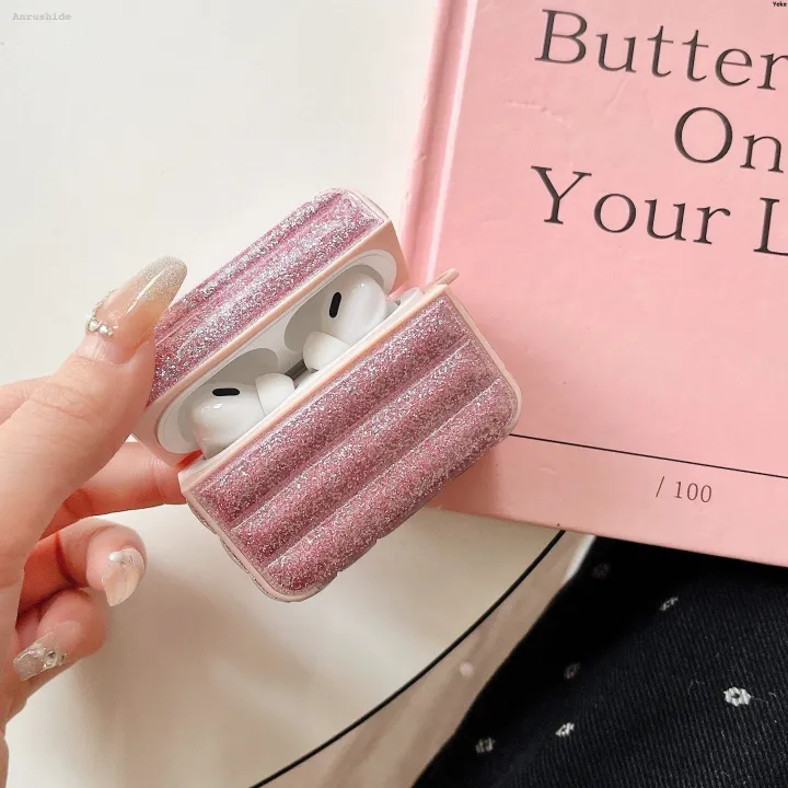 YekeNew Fashion Glitter Bling The Puffer Earpods Case for Apple Airpods ...