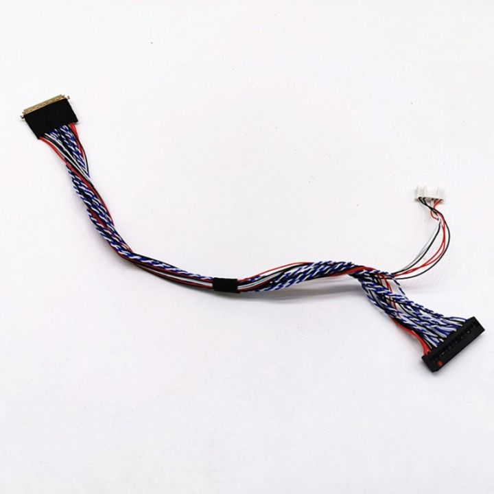LCD Screen LVDS Cable 40Pin LVDS Cable 2 Channel 6-Bit Support for 14 ...