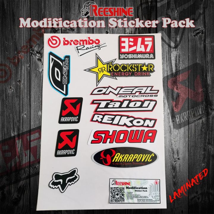 Vehicle Modification sticker pack for Bike,car and any type vehicle ...