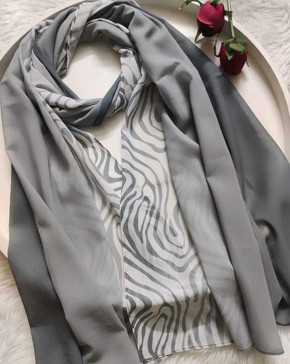 Luxury Silk Shawl Brand Designer Ombre Lady Wraps Shawl Foulard Muslim ...