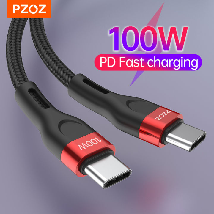 PZOZ 5A USB Type C to 100W USB C PD 60W Cable Quick Charge Fast ...