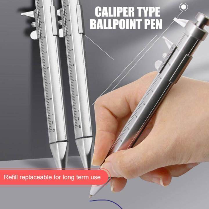 【ZIME】Multifunctional Caliper Pen 0-100 Vernier Caliper Ball-Point ...