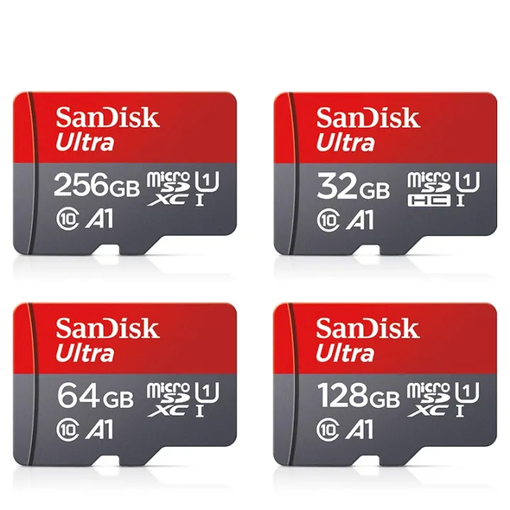 Ultra microsd 128GB 32GB 64GB 256GB A1 Micro SD Card SD TF Flash Card ...