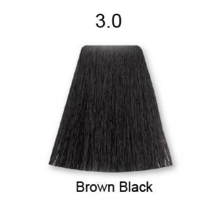 Evon 3.0 Dark Brown Permanent Hair Color With Unique Keratin Complex ...