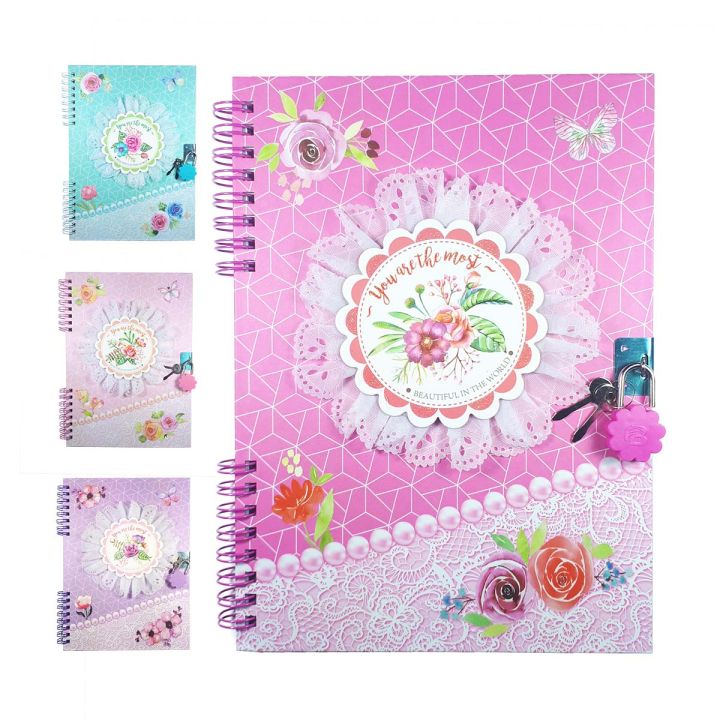 Notebook Diary Autograph Lockable (M) - (A5) (16cm x 22cm) - You are ...