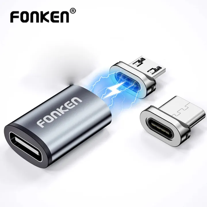 NEW USB C Cable Magnetic Adapter Micro USB Type C Magnetic Charger ...