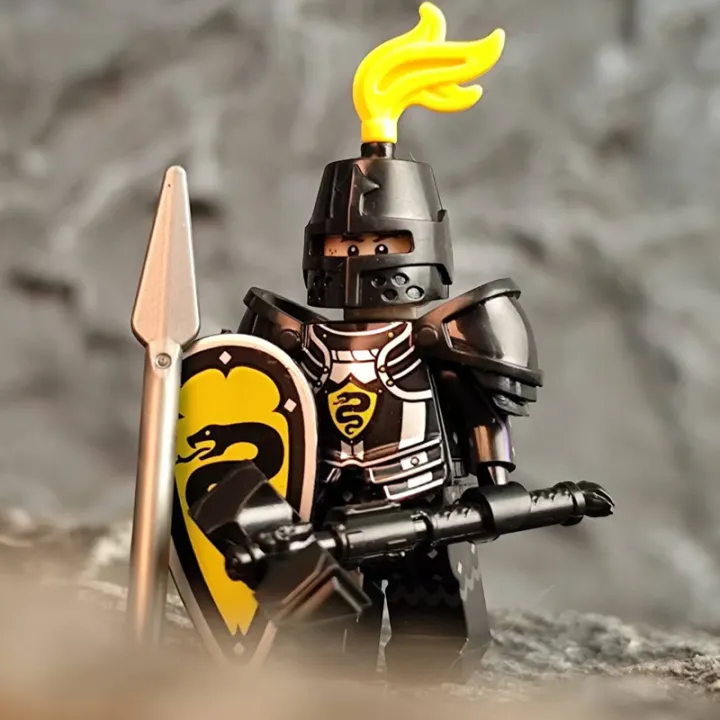 【ElectroVenture】with LEGO Ancient Century Castle Knights Golden Snake ...