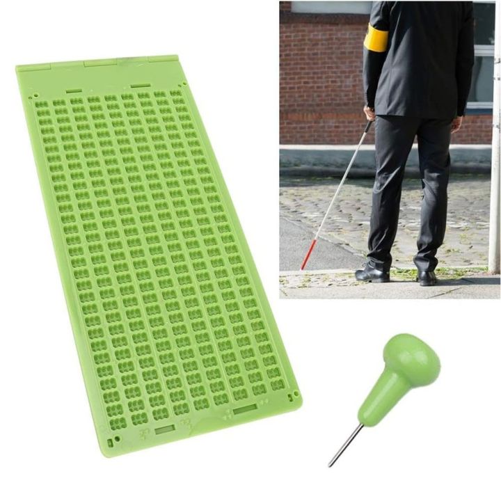 Educational Tool 4Lines 28 Cells Braille Writing Board 9Lines 30 Cells ...