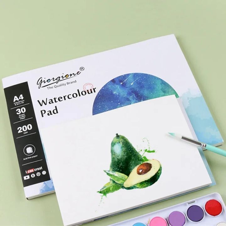 A5/A4 Watercolor Paper Album for Drawing 200g Watercolour Pad 30 Sheets ...
