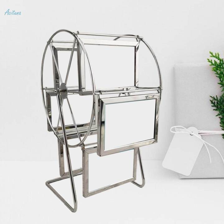 Multiple Picture Frame Home Desktop Living Room Nursery Rotating Photo ...