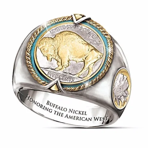 【Cost-effective】Only Wish Memorial Buffalo Nickel US West Denim Viking ...