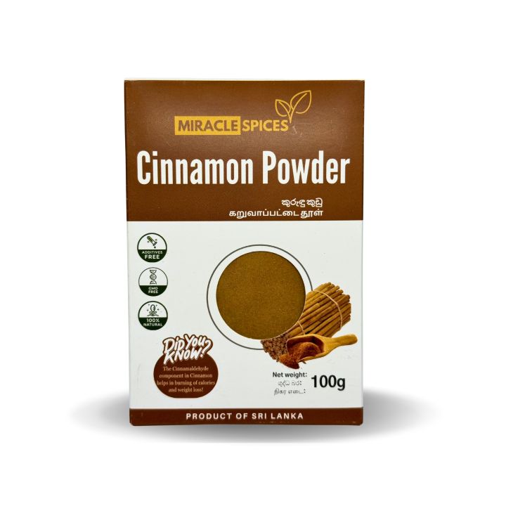 Miracle Spices Cinnamon Powder 100g organic 100% | Daraz.lk