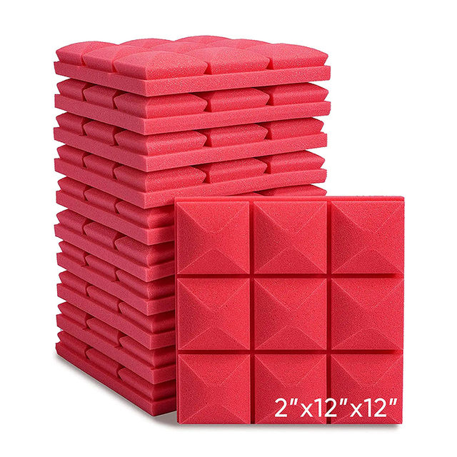 Studio Acoustic Soundproofing Foam Panels 6/12/24 Pcs Wall Insulation ...