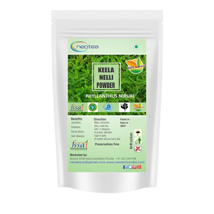 Neotea Keelanelli/Bhumyamalaki/Phyllanthus Niruri Powder, 300 G(FROM ...