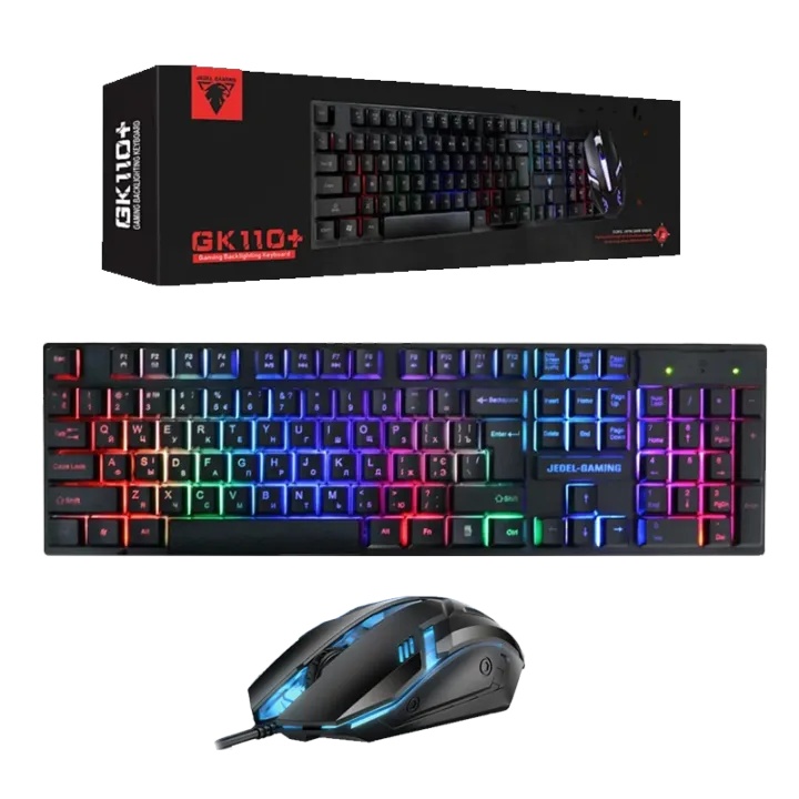 JEDEL GK110+ COMBO GAMING KEYBOARD | Daraz.lk