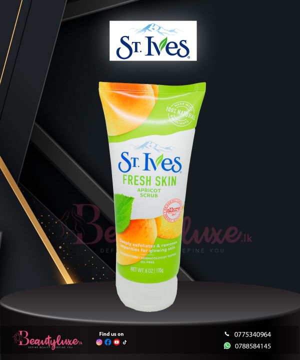 St. Ives Fresh Skin Apricot Face Scrub 170g | Daraz.lk