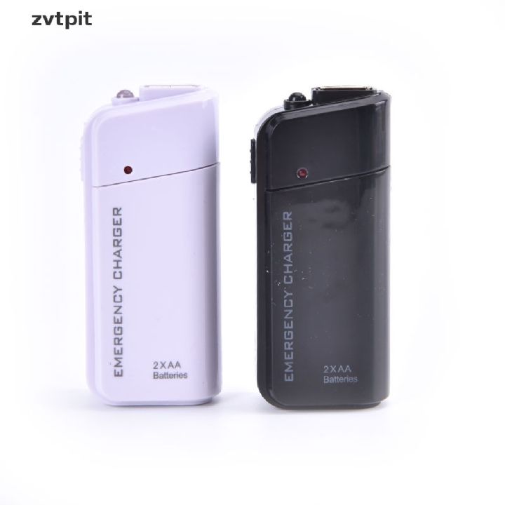 [ZVPT] Universal Portable USB Emergency 2 AA Battery Extender Charger ...