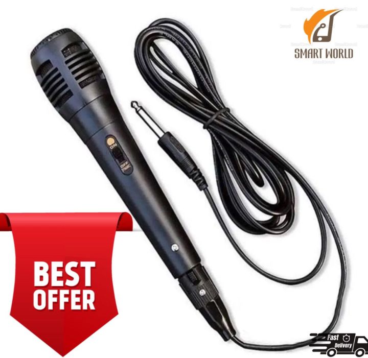 Professional Wired Microphone With Cable - Handheld Mic Recording ...