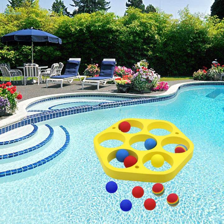 Rings Toss Games Pool Throwing Float Game Durable Gift Baby Education ...