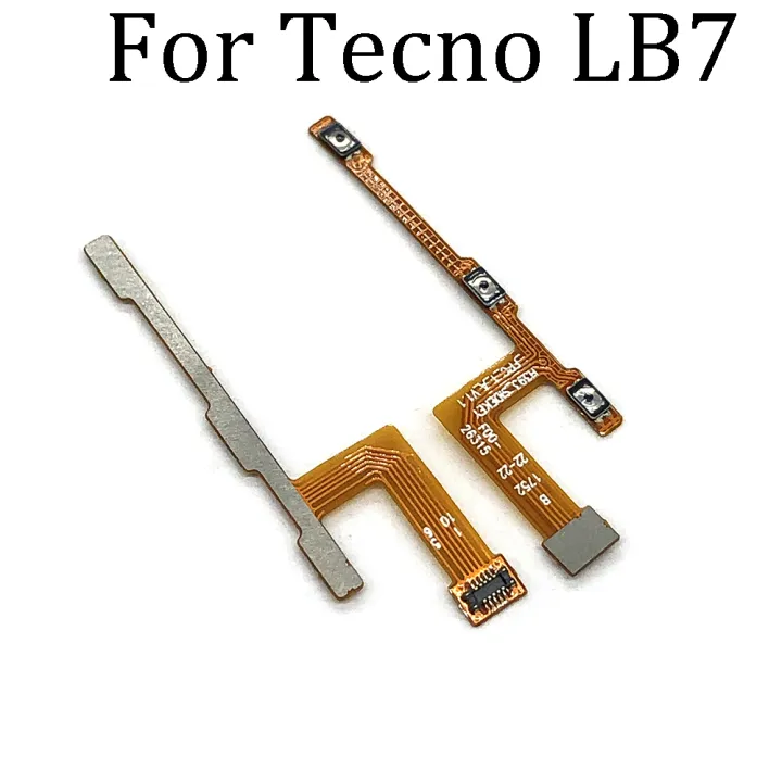 Power On Off Switch Volume Side Button Flex Cable For Tecno LB7 KD7 CD8 ...