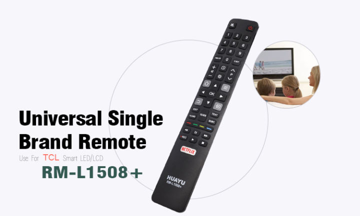 TCL Universal Smart TV Remote Control RM-L1508+ Compatible with Models ...