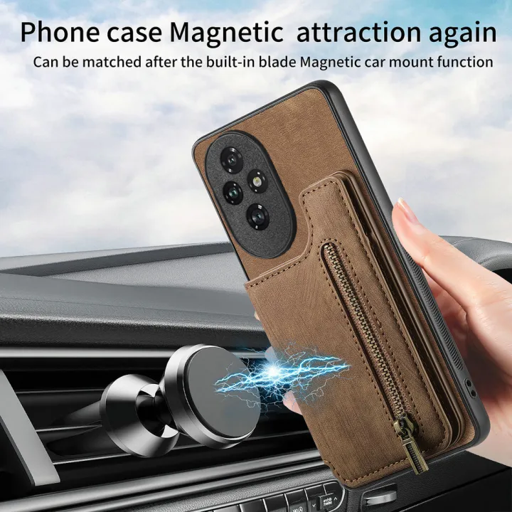 Lite Back Cover or 400da Hon Wallet Fun Leather Zipper Card Holder ...