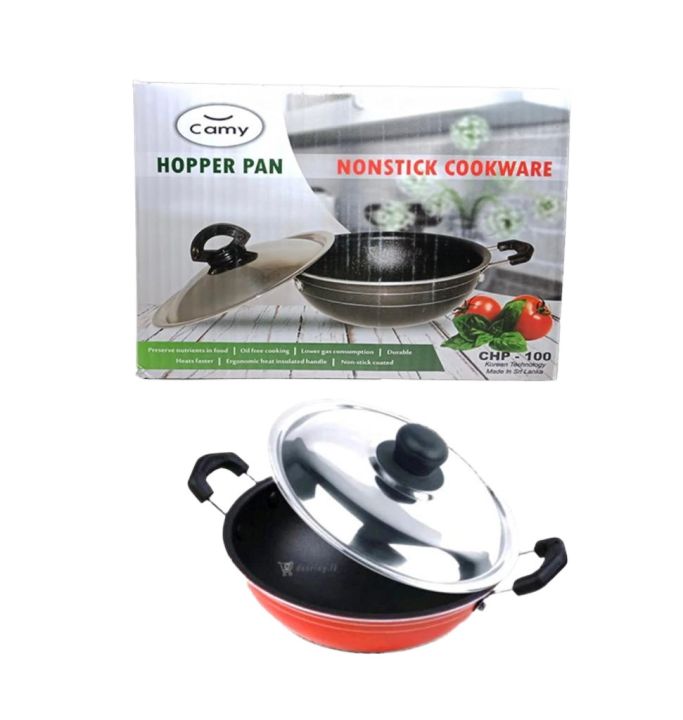 Camy CHP-100 Non Stick Hopper Pan with Lid Nonstick Cookware | Daraz.lk