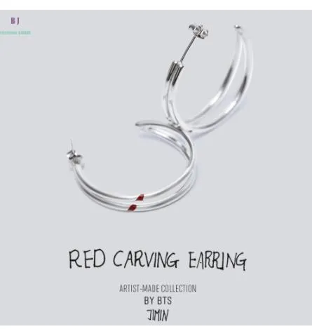Kpop BTS Bangtan Boys Merch Jimin Red Carving Ring For Army Gift | Daraz.lk