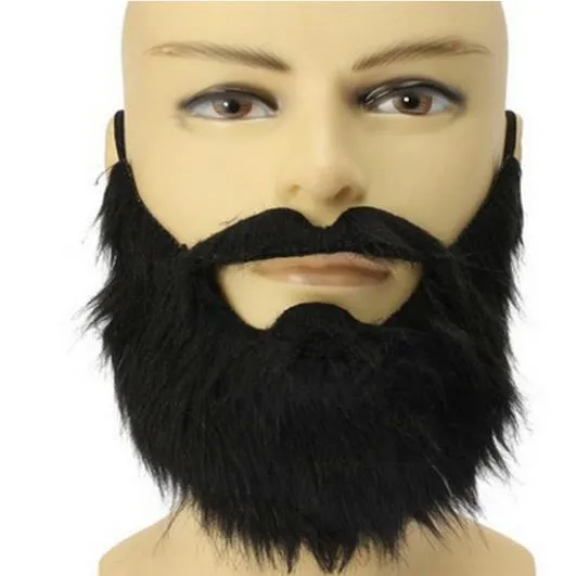 Performance Costume Makeup Ball Props Beard Beard Beard Black Ancient ...